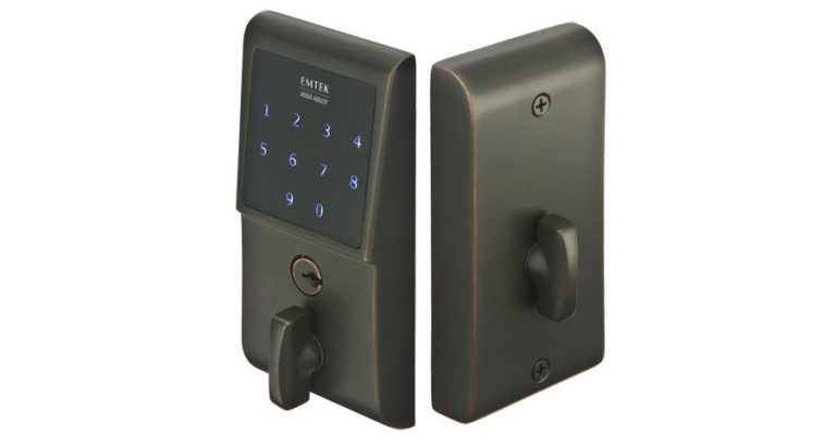 EMTouch Keypad Deadbolt Emtek Electronic Locks - Canada Door Supply