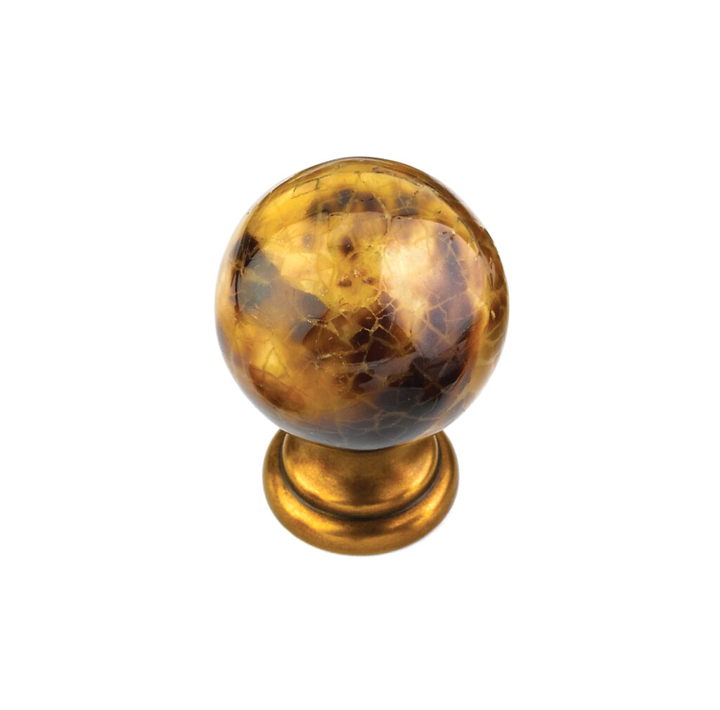 Schaub Tiger Penshell/Estate Dover Knob 1-1/4" dia - Canada Door Supply