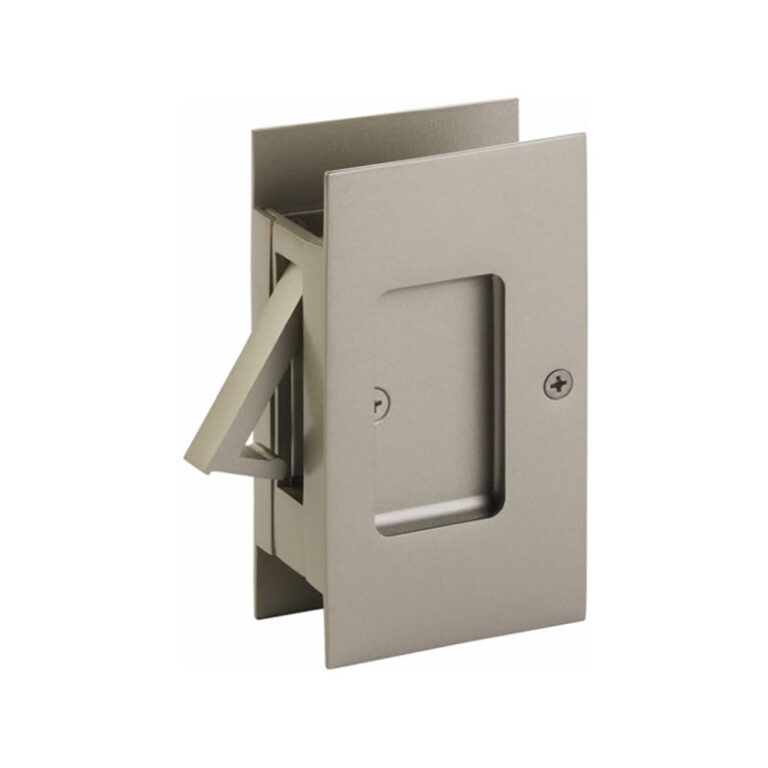 Emtek Modern Rectangular Pocket Door Lock - Canada Door Supply