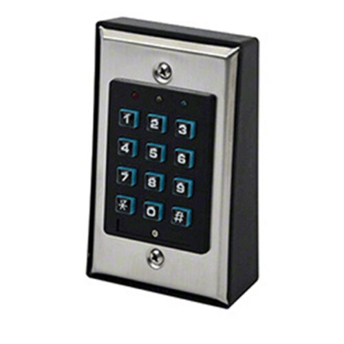 CRL Brushed Stainless Programmable Digital Keypad - Canada Door Supply